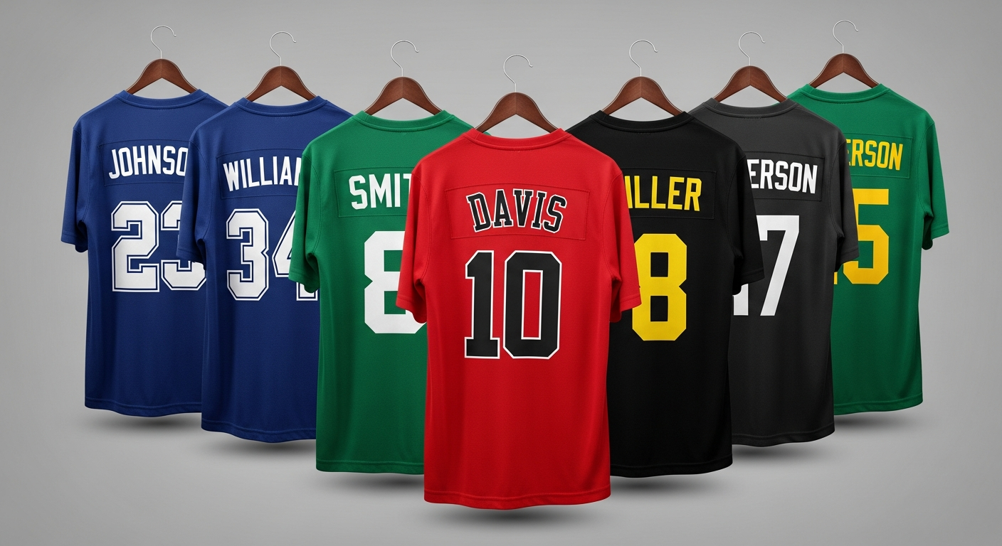 Adding Names, Numbers & Logos to Custom Jerseys: The Complete Roster ...