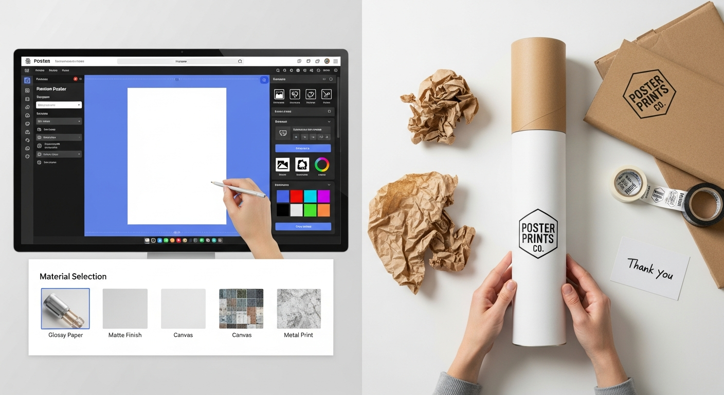 Custom Poster Printing: Online vs Local — Which Is Better? | RareCustom ...